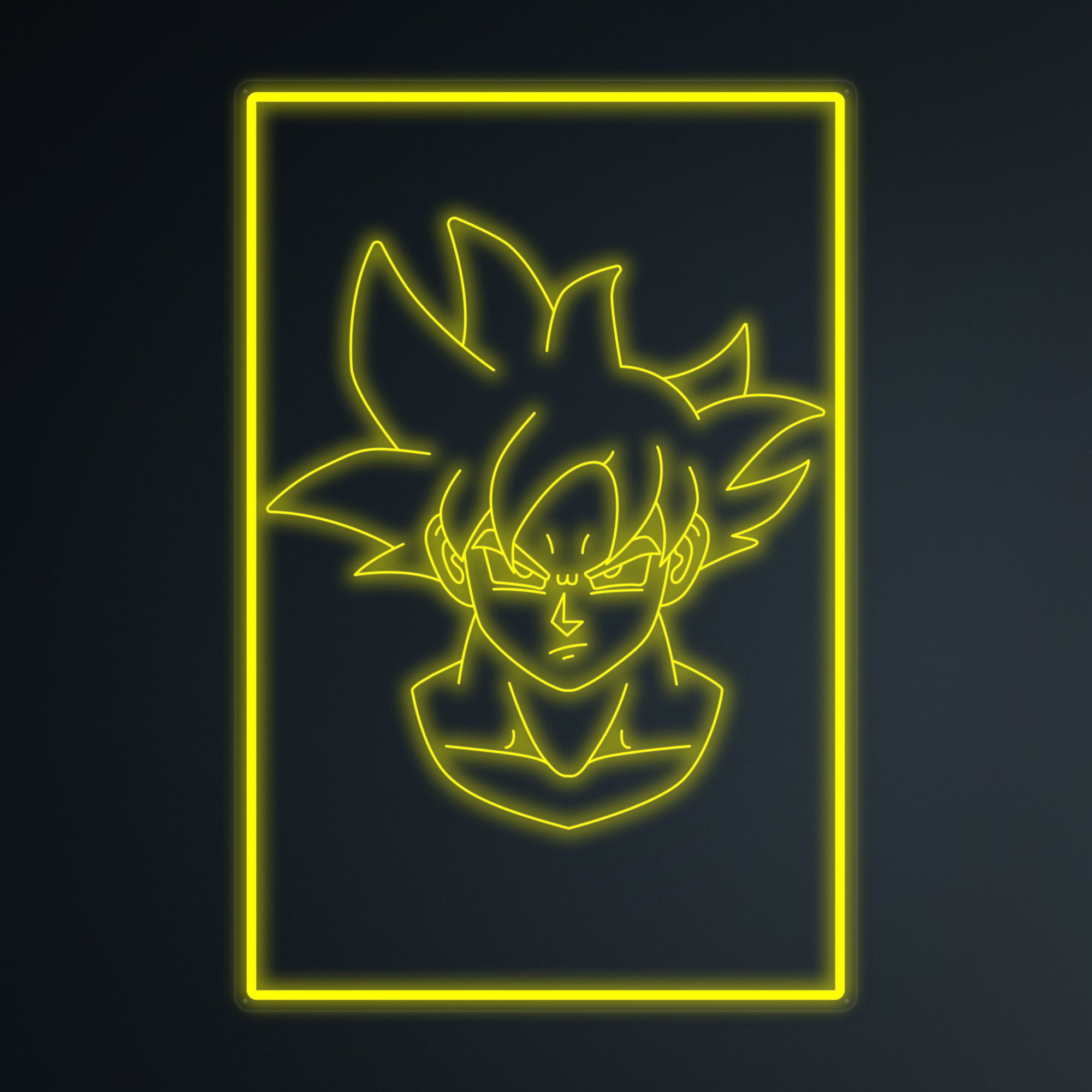 "Anime Goku Ultra Instinct" Mini Neon Sign – HAPPYNEON.COM