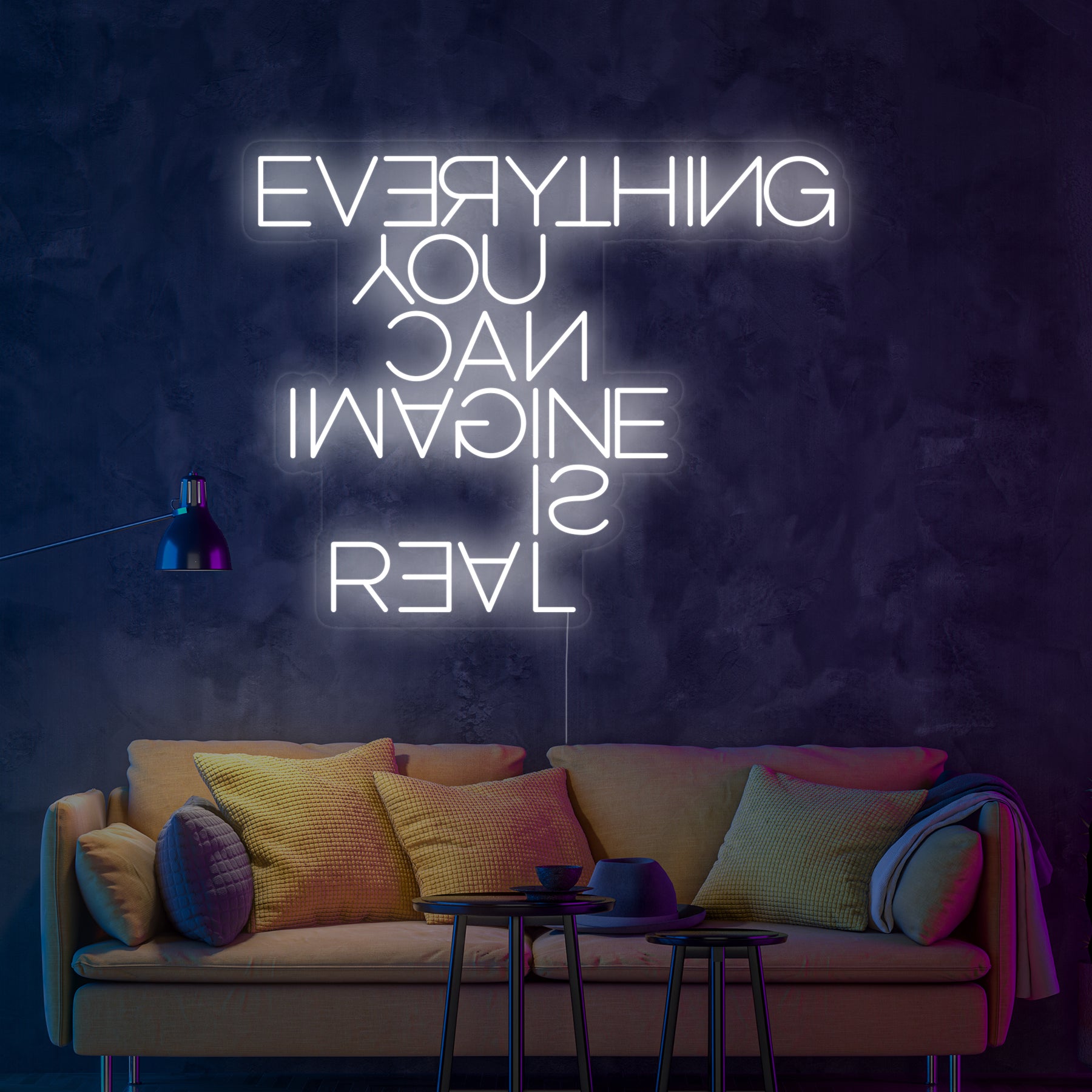 Everything You Can Imagine Is Real Neon Sign - HAPPYNEON – HAPPYNEON.COM