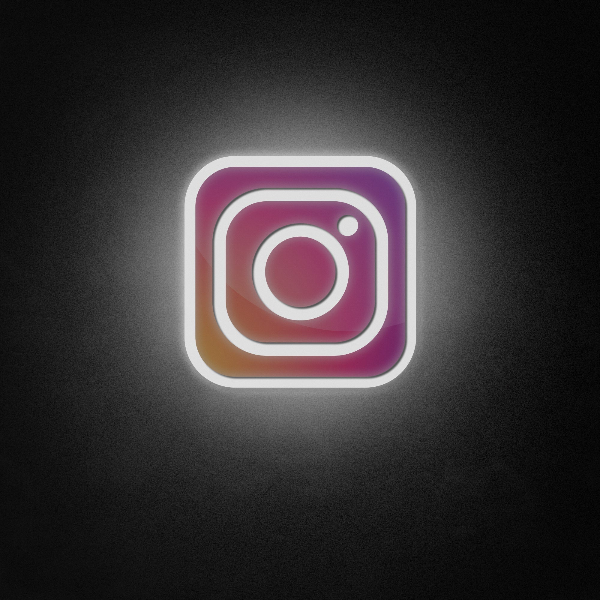 Ins Logo Neon Like Sign, Ins Logo Neon Sign, Ins Logo LED Light ...