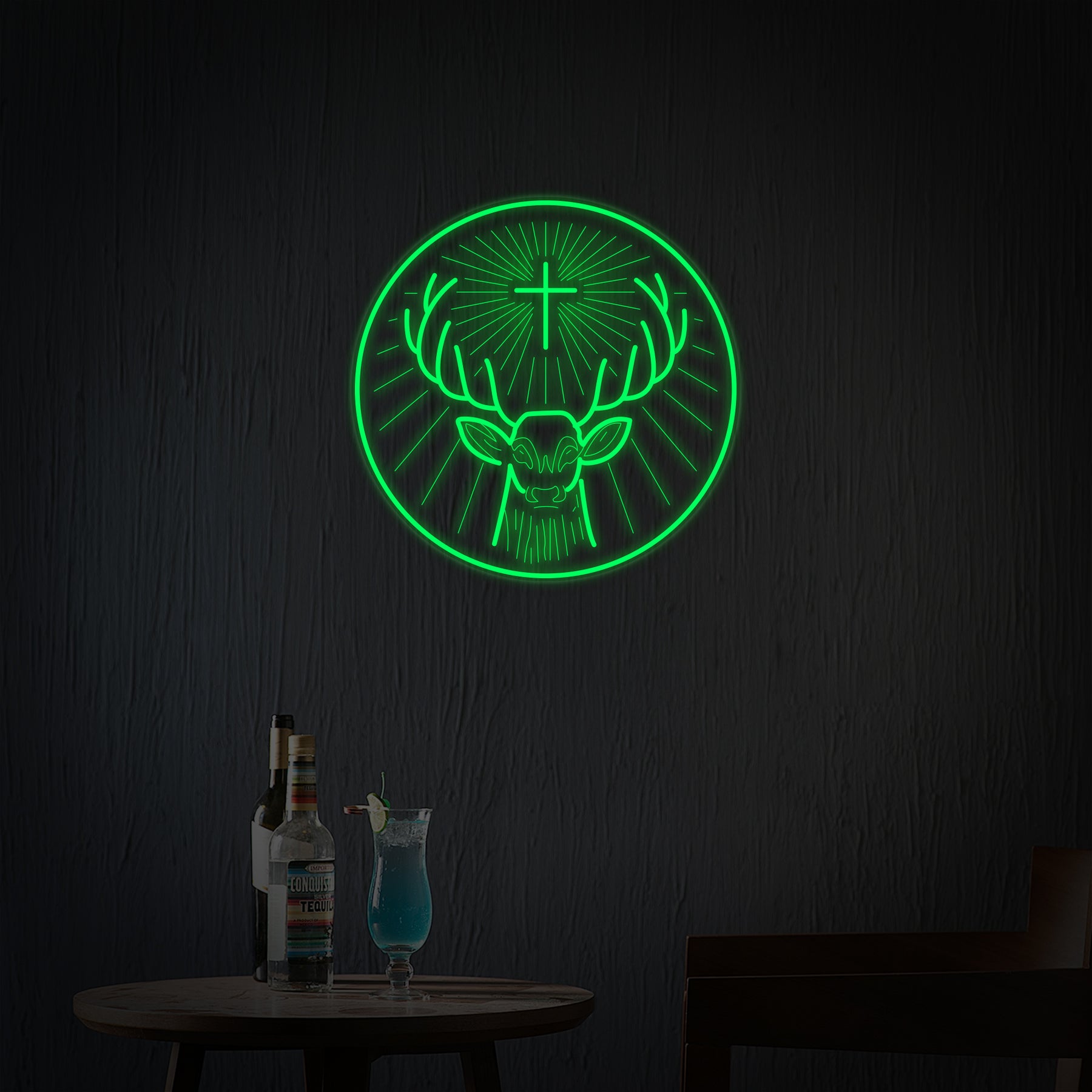 jagermeister German Digestif Neon Sign - HAPPYNEON – HAPPYNEON.COM