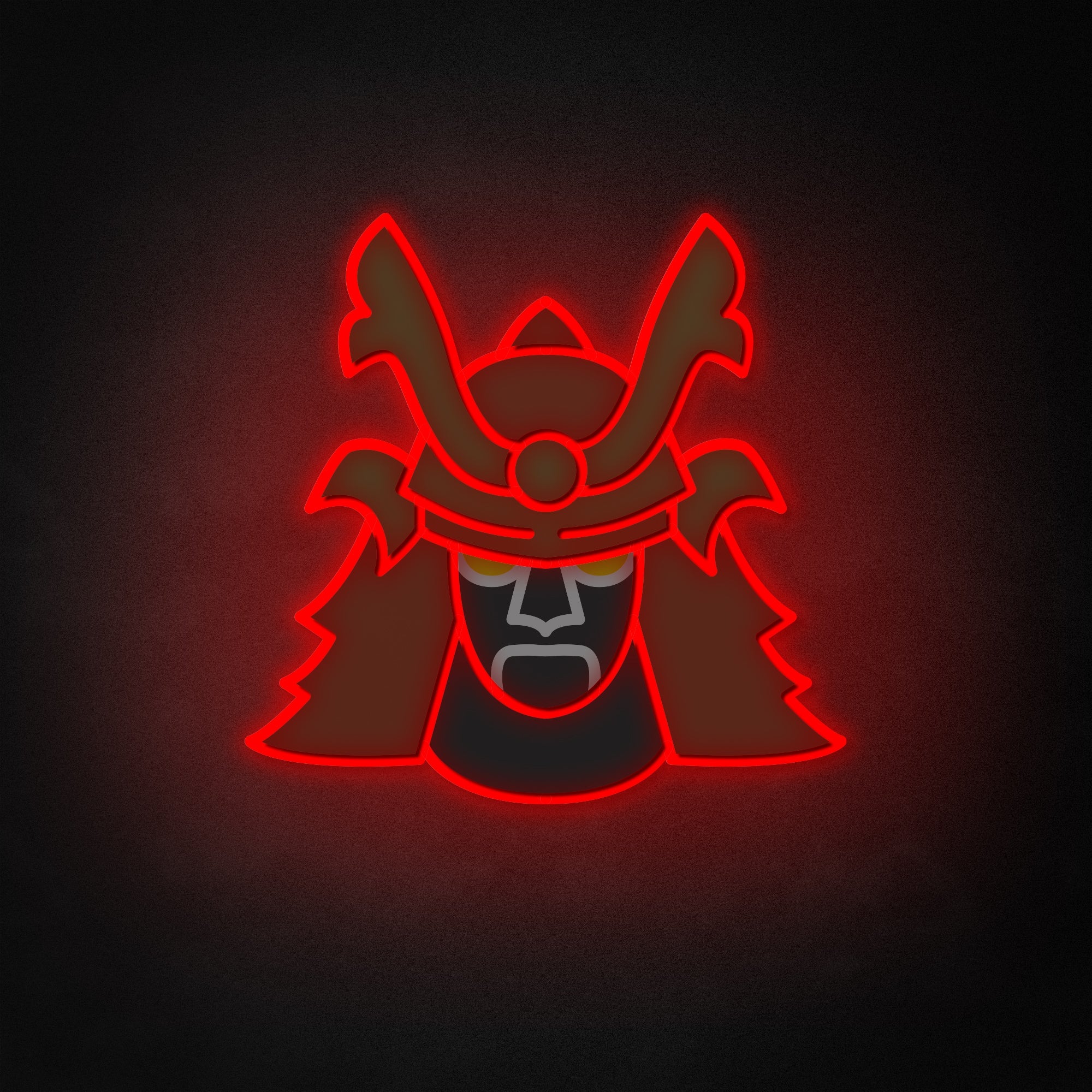 Shogun Mask Neon Like Sign, Shogun Mask Neon, Shogun Mask LED Light ...
