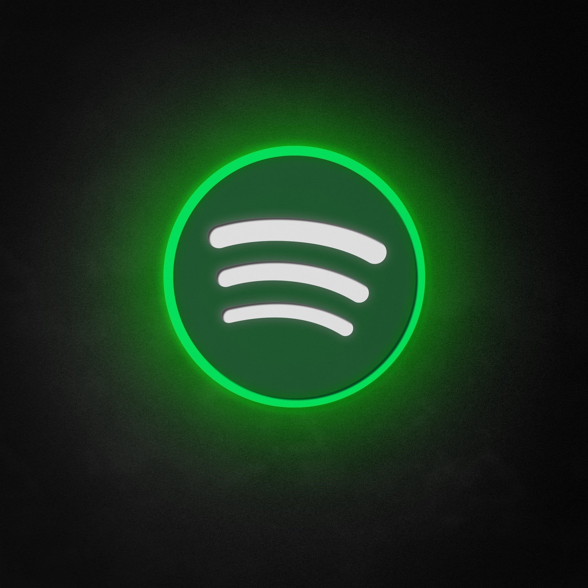 Spotify Logo Neon Like Sign, Spotify Neon Sign, Spotify LED Light ...