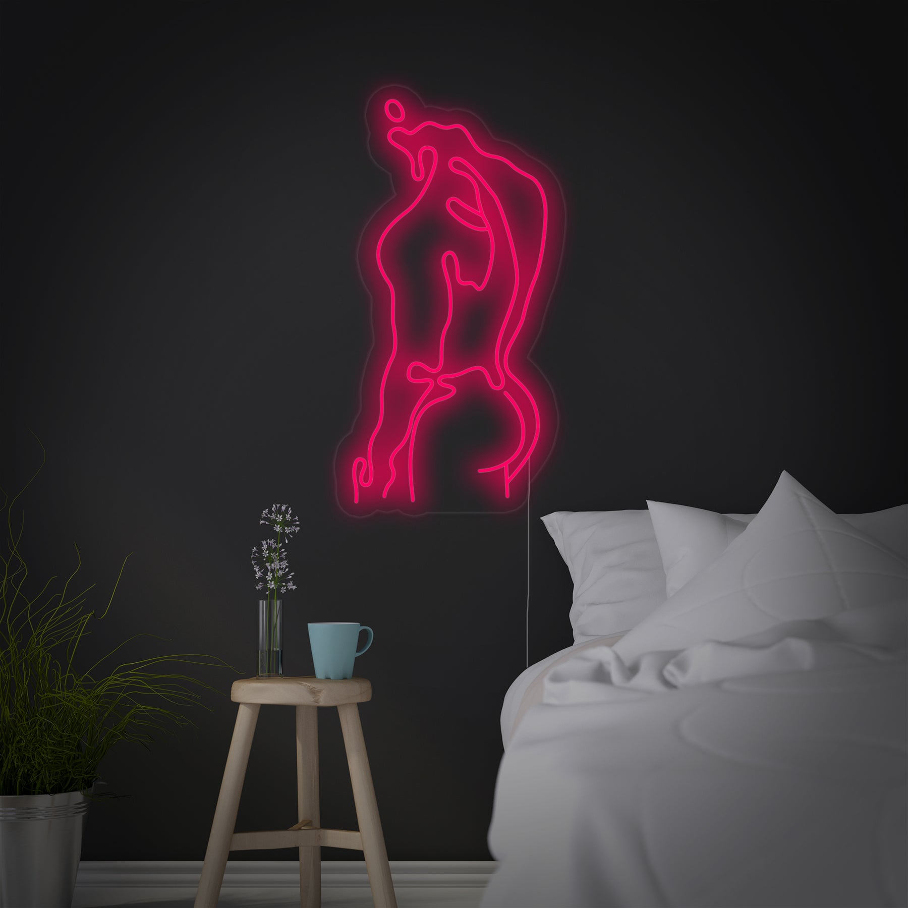Strong Man Body Human Male Body Neon Sign - HAPPYNEON – HAPPYNEON.COM