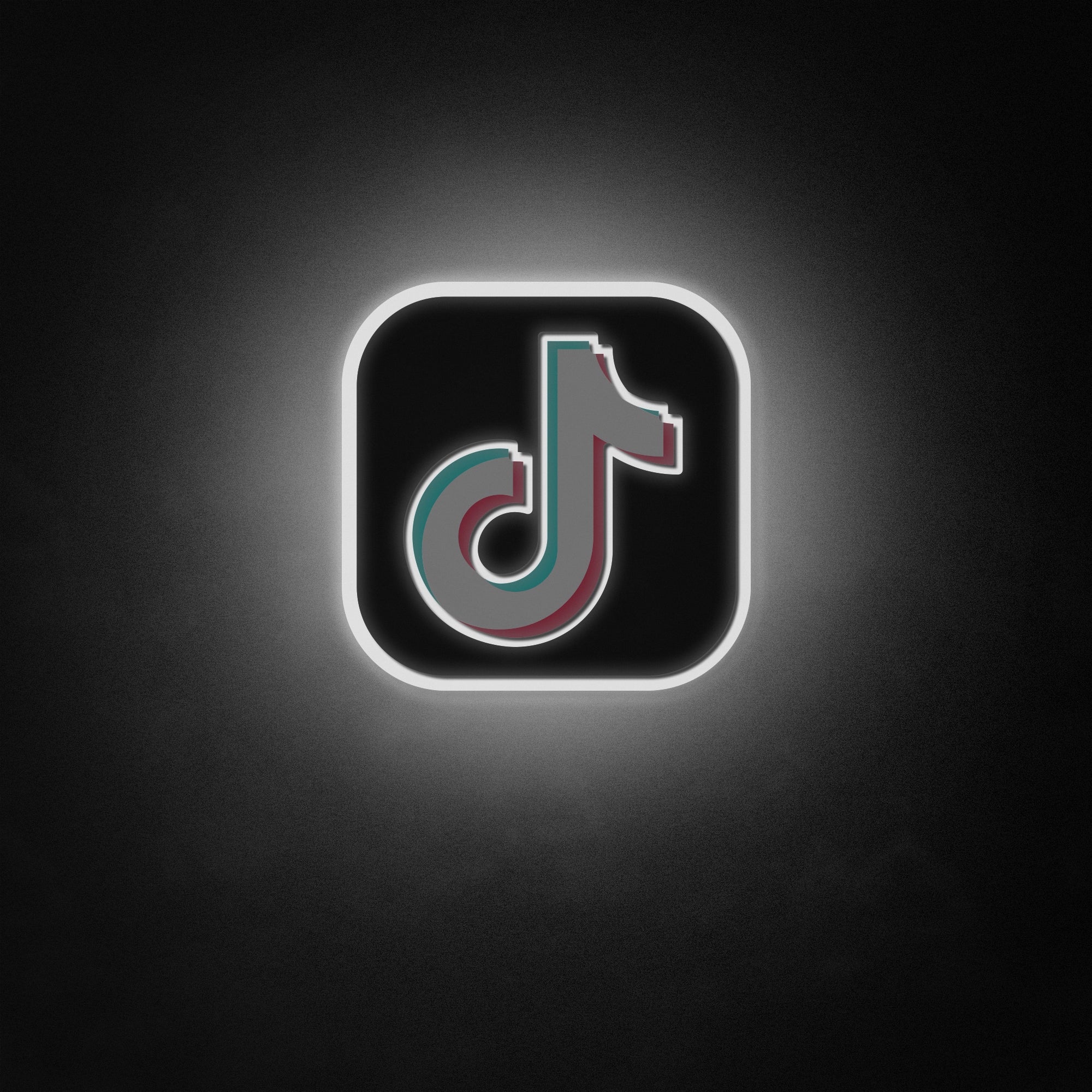 Tiktok Logo Neon Like Sign, Tiktok Neon Sign, Tiktok LED Light ...