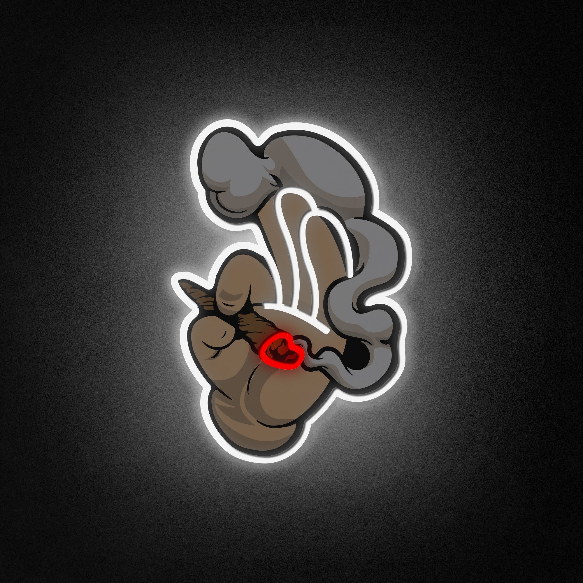 Smoking Weed Neon Like Sign, Smoking Neon Sign, Smoking LED Light ...